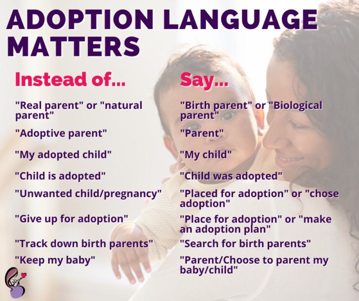 Using Positive Adoption Language - Courageous Hearts